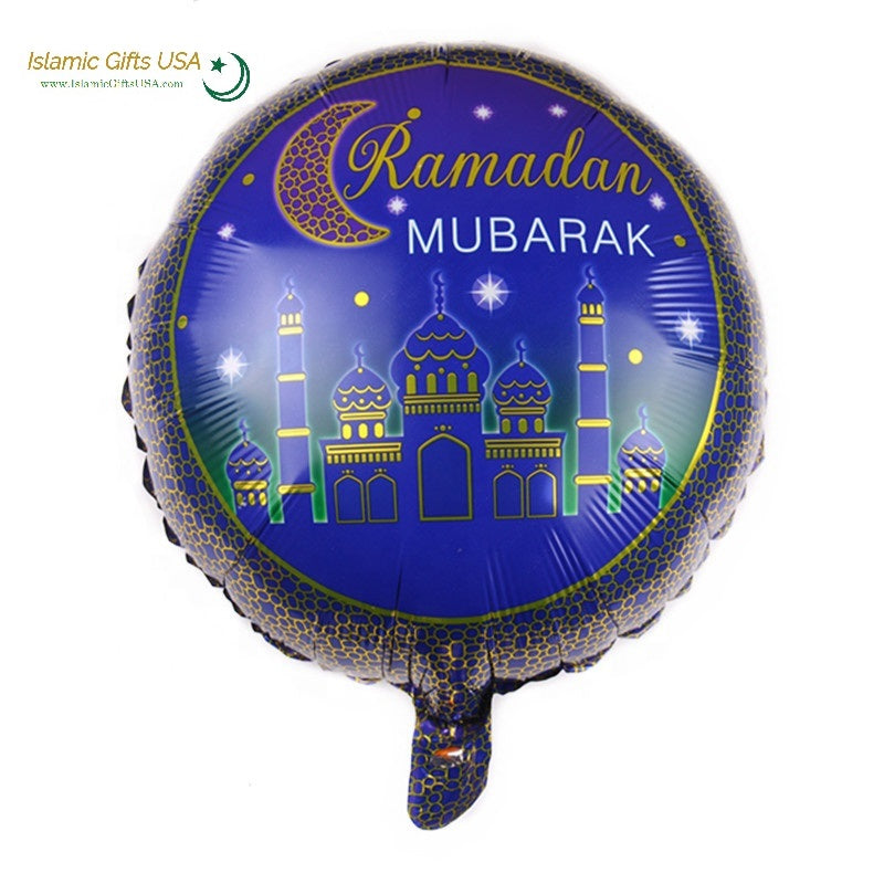 RAMADAN MUBARAK 50 MYLAR BALLOONS – Islamic Gifts USA